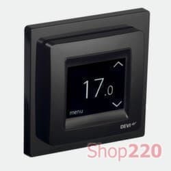 Купить Терморегулятор сенсорный Devireg Touch, черный 140F1069 Devi - цена в Киеве (Украина)