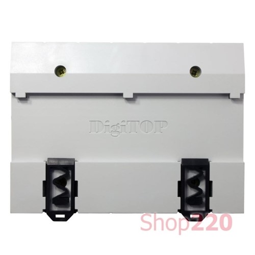 Реле напряжения с контролем тока 63А трехфазное, белая индикация, VA-3F63A M6W DigiTop - купить ...